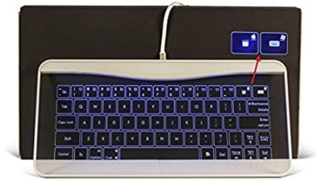 Features Of SmartGlass Keyboard, Blue LED Light